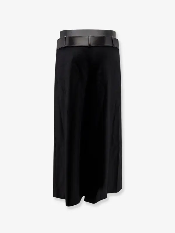 R2W Nayla Pleated Wool Skirt