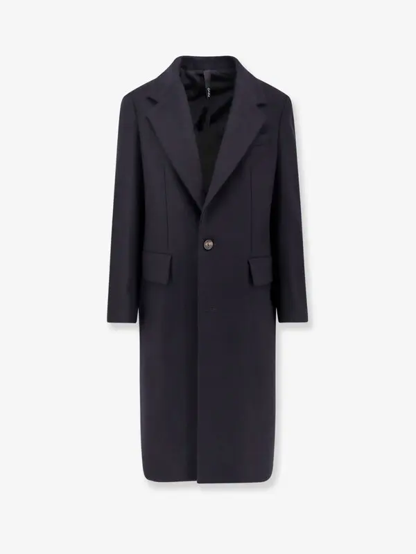 HEVO Virgin Wool Coat With Satin Lining
