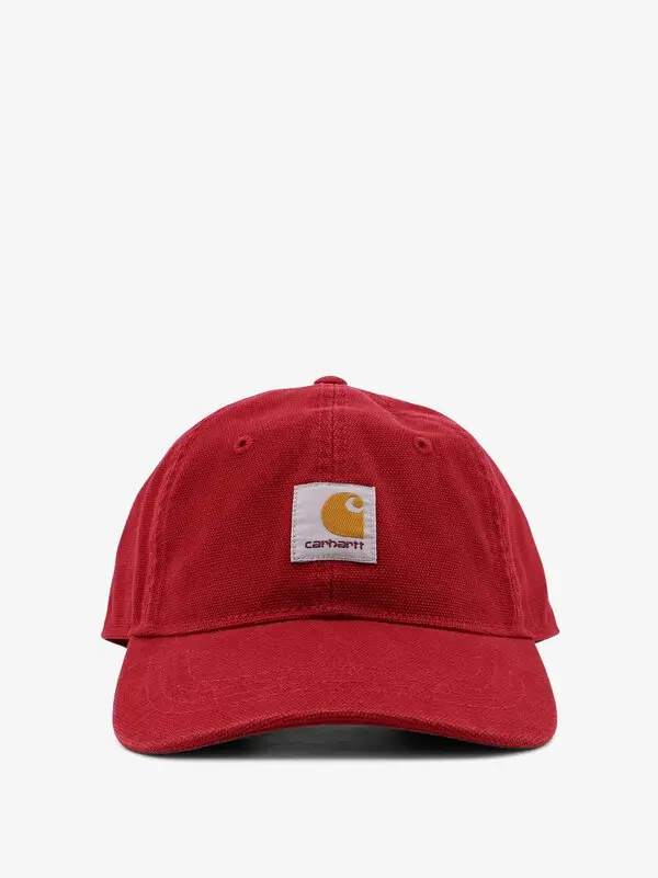 Carhartt Work In Progress Selby Canvas Baseball Cap - Red