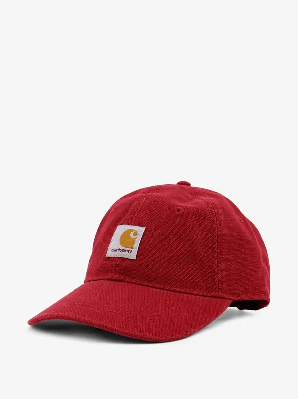 Carhartt Work In Progress Selby Canvas Baseball Cap - Red