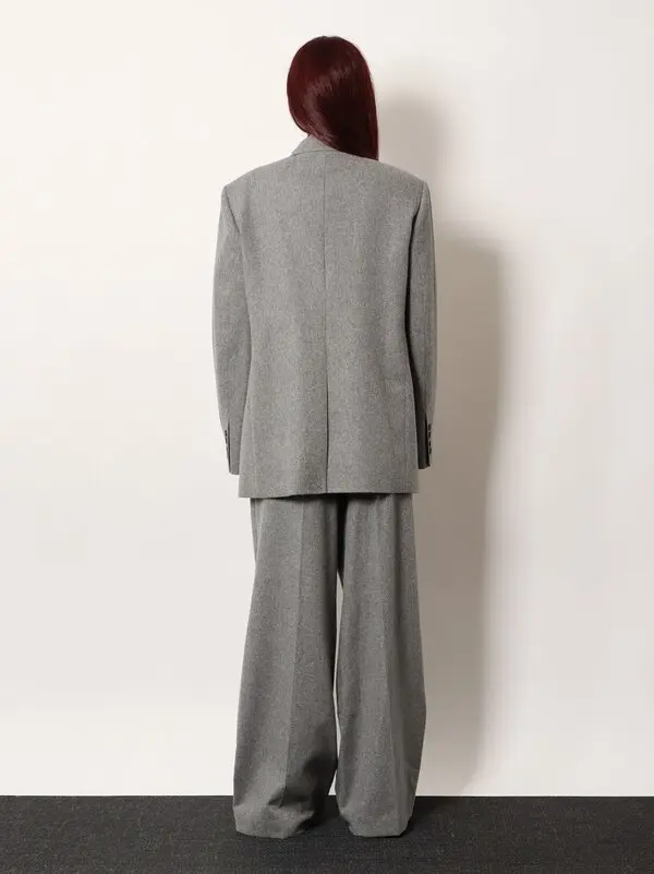 R2W Wool-cashmere Blend Double-breasted Blazer