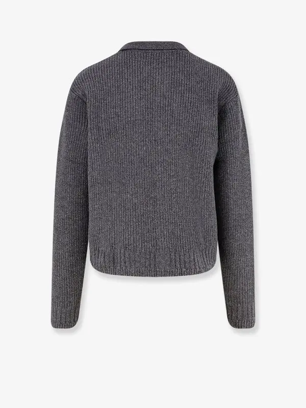 TONYWACK Ribbed Wool And Cotton Cardigan