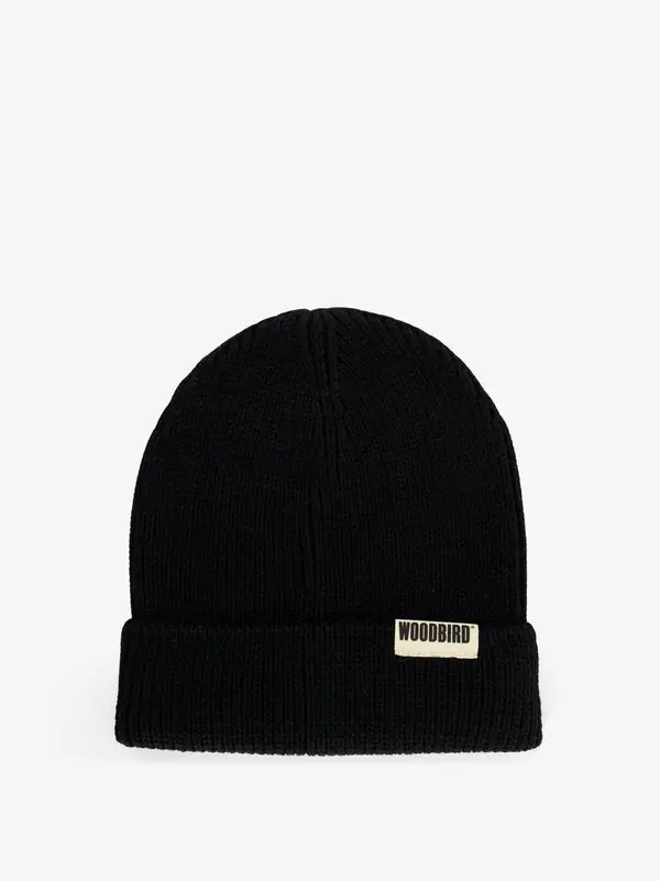 WOODBIRD Wbyupa Beanie - Black