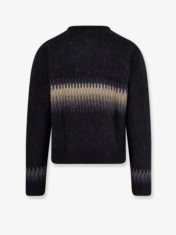 TONYWACK Jacquard Alpaca Cardigan