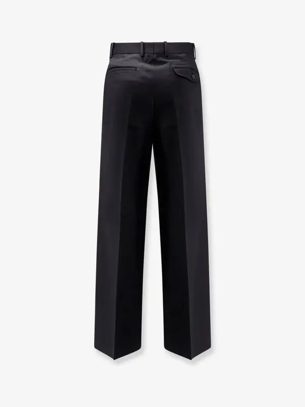 TONYWACK Wool Blend Pleated Trousers