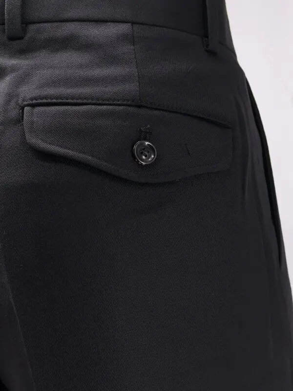 TONYWACK Wool Blend Pleated Trousers