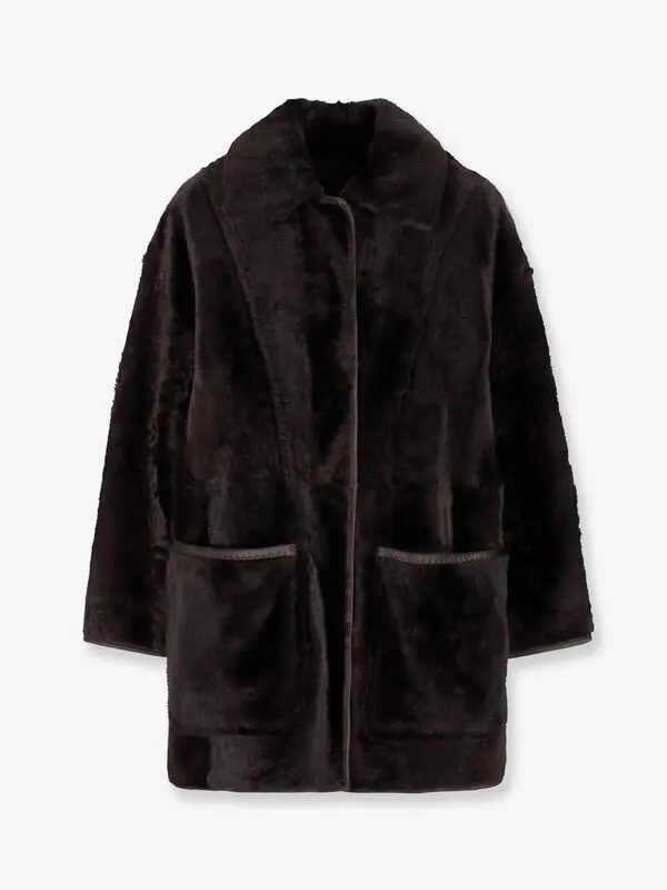 Max Mara Pirenei Reversible Sheepskin Coat