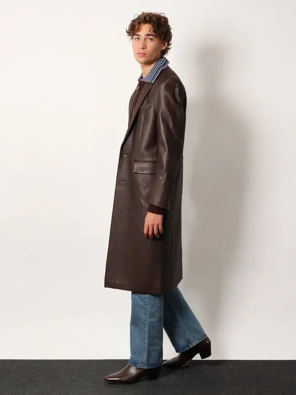TONYWACK Leather Coat