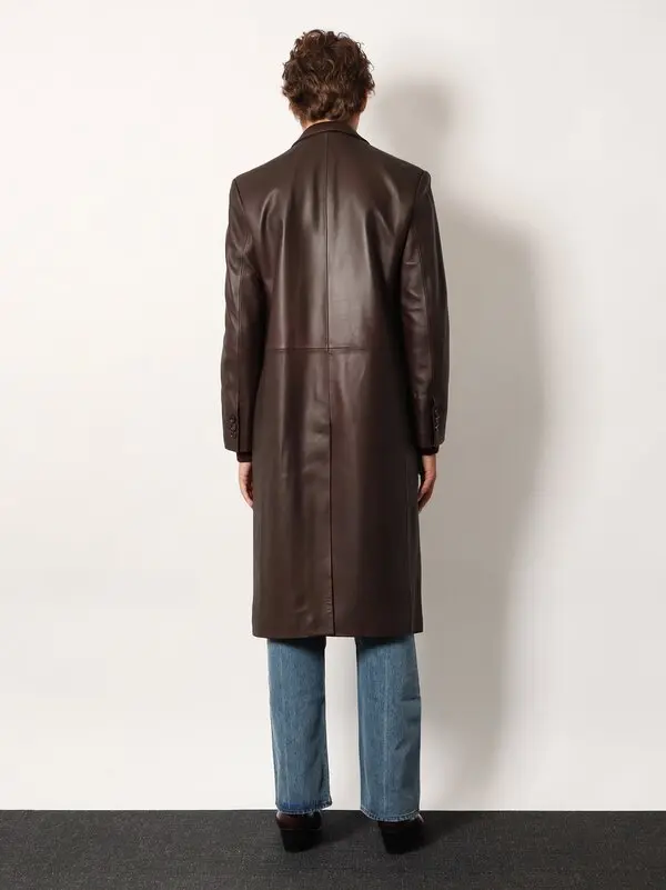 TONYWACK Leather Coat