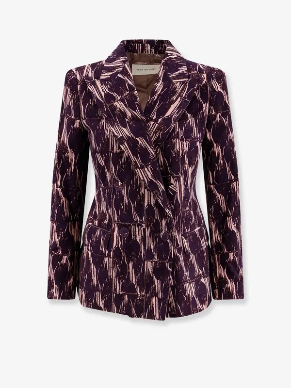 Dries Van Noten Corduroy Beaura Blazer