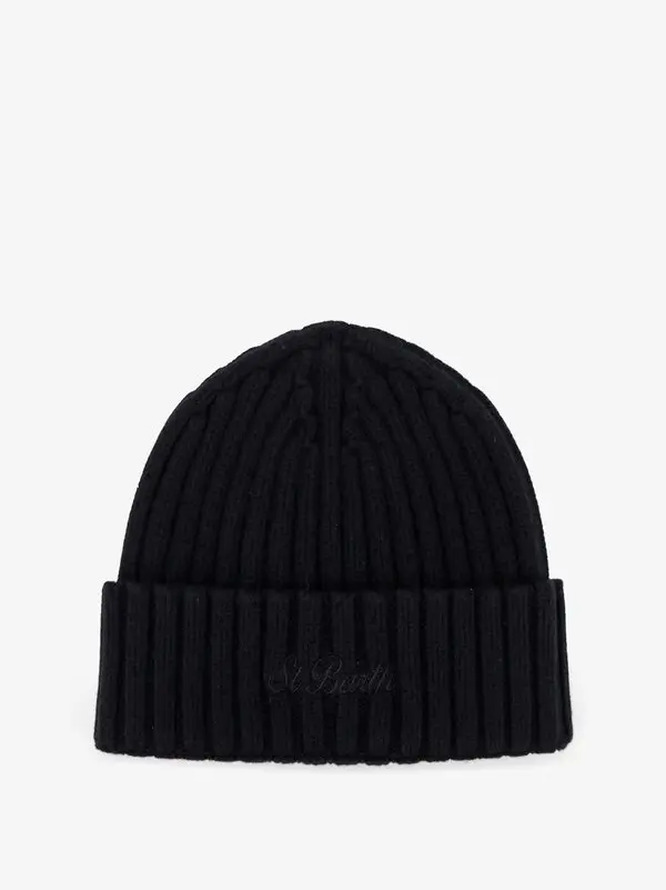 MC2 SAINT BARTH Wengen Wool Beanie - Black