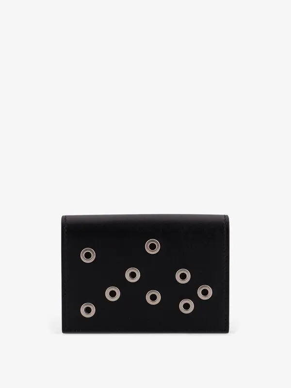 JIL SANDER Leather Card Holder - Black