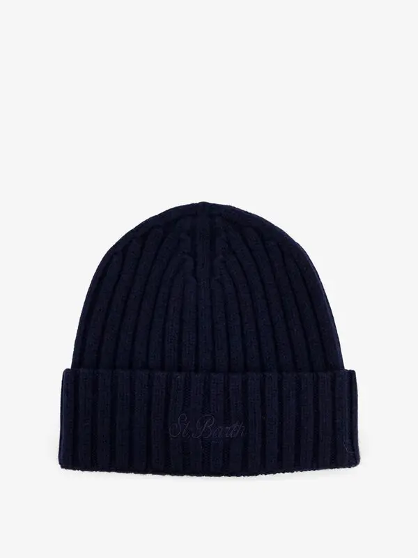MC2 SAINT BARTH Wengen Wool Beanie - Blue