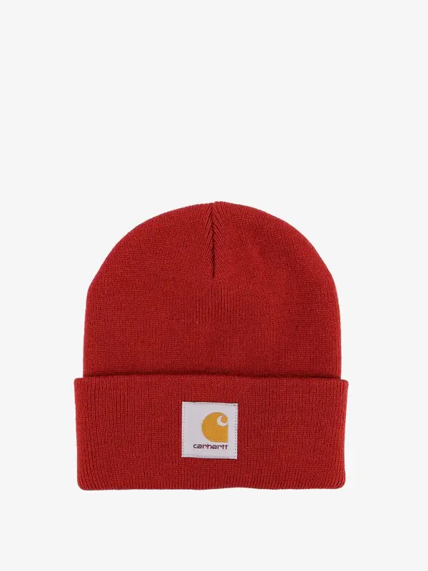Carhartt Work In Progress Acrylic Beanie Hat - Red