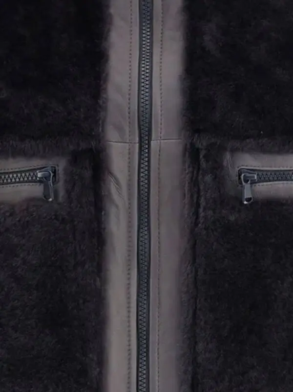 Brunello Cucinelli Shearling Zip-up Jacket