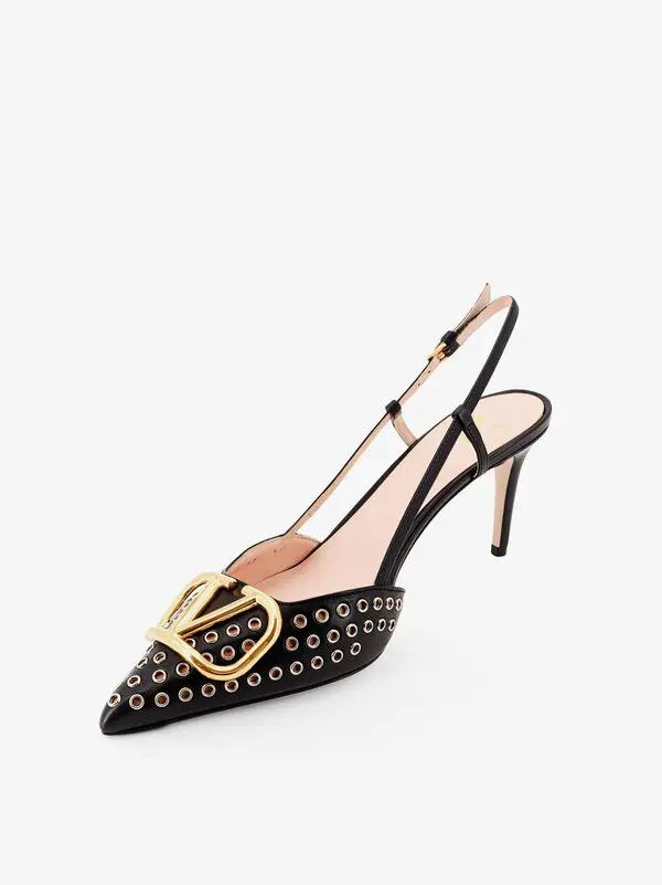 Valentino Garavani Leather Slingback Décollet