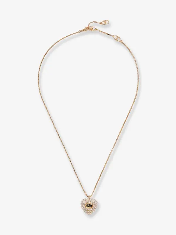 Valentino Garavani Metal Coeur Royal Necklace - Gold