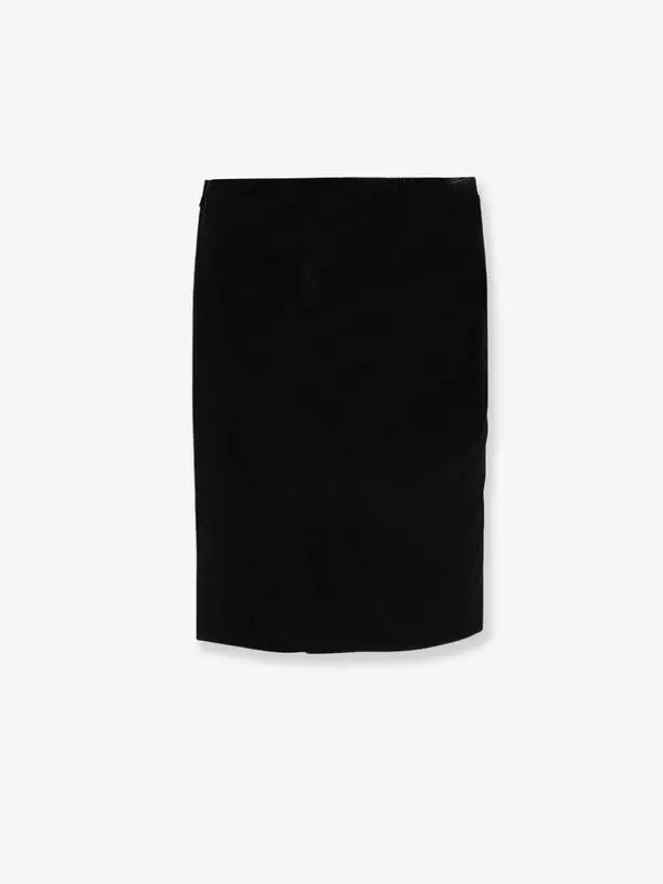 Versace Stretch Viscose Midi Skirt