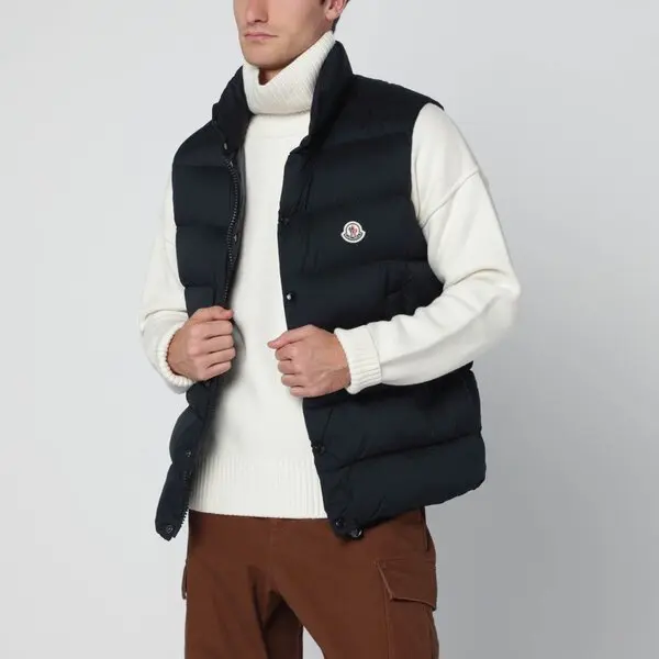 Moncler Tibb Padded Vest - Blue