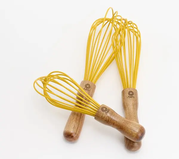 AARTI SEQUEIRA As Is Set/3 Non Stick Whisks - One-color