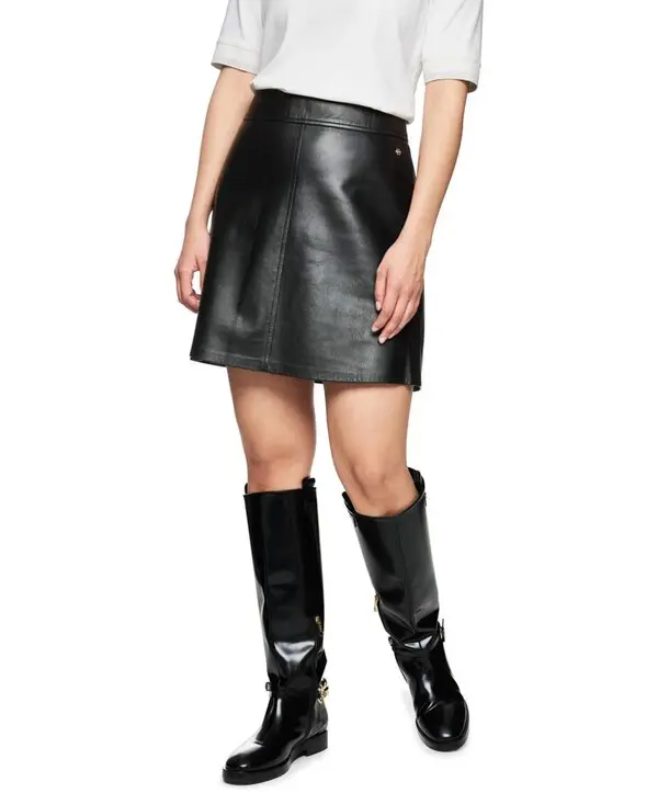 MARC CAIN Leather Mini Skirt