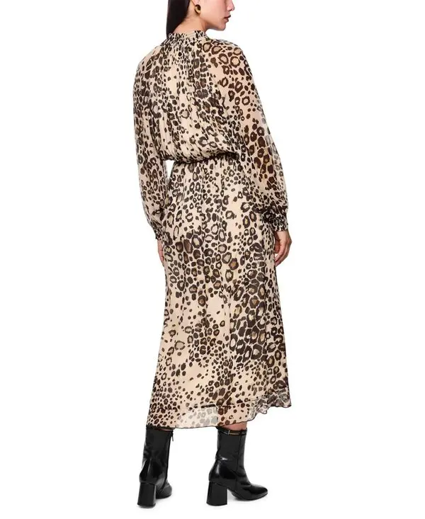 MARC CAIN Maxi Dress With Leopard Print