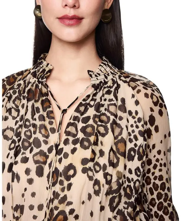 MARC CAIN Maxi Dress With Leopard Print