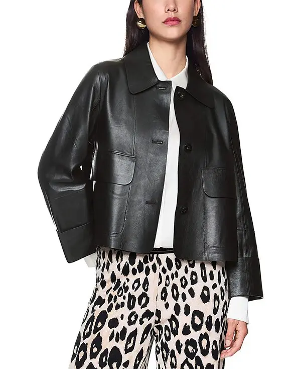 MARC CAIN Lightweight Leather Jacket
