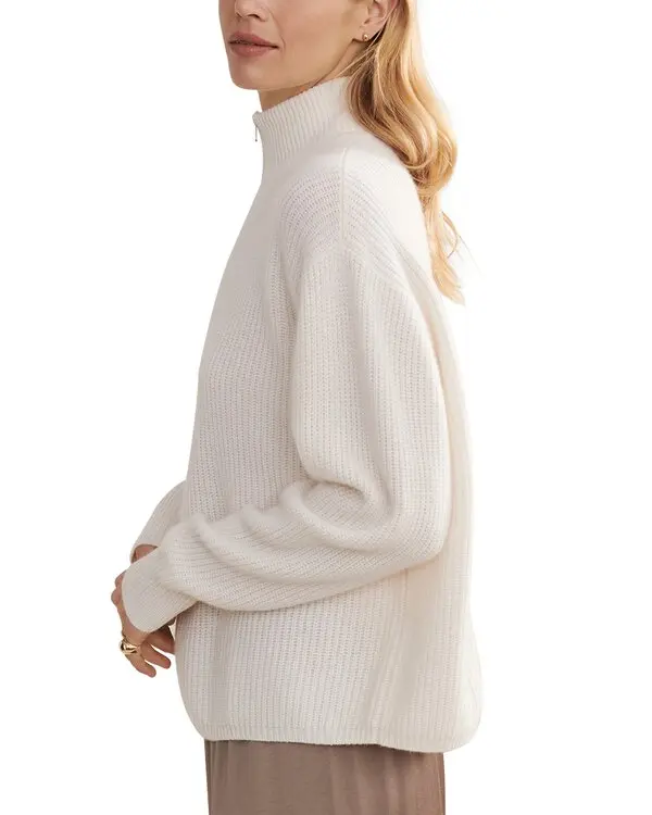 Jenni Kayne Cashmere Half Zip Sweater