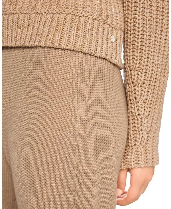 MARC CAIN Shimmering Jumper - Light Brown