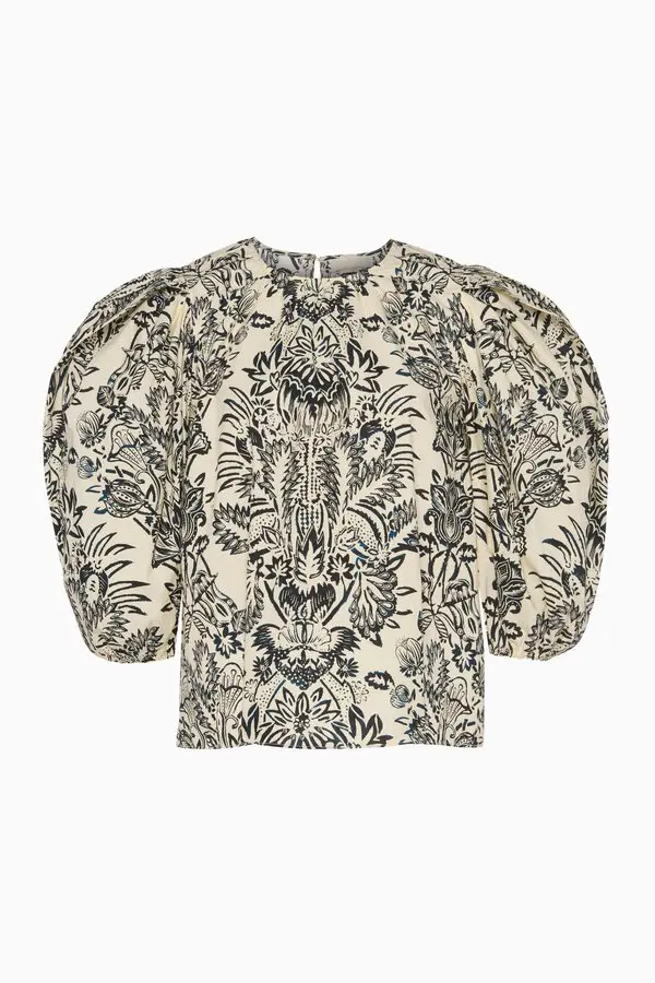 Ulla Johnson Frantiska Puff Sleeve Top