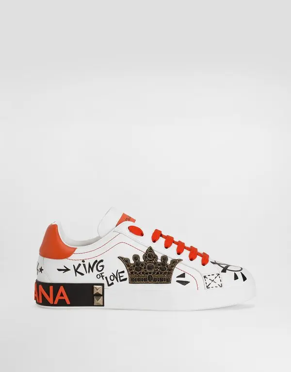 Dolce & Gabbana Portofino Nappa Calfskin Sneakers - Multicolor