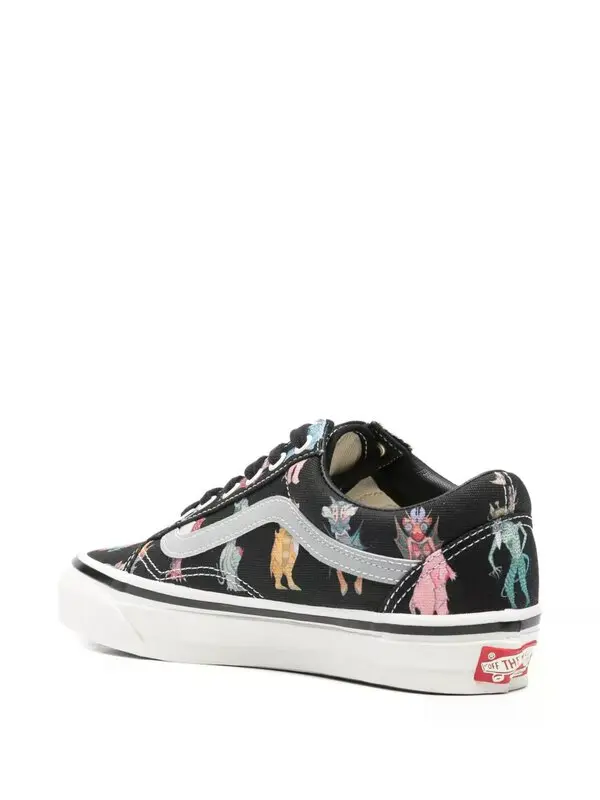 VANS Old Skool Graphic-print Sneakers - Black