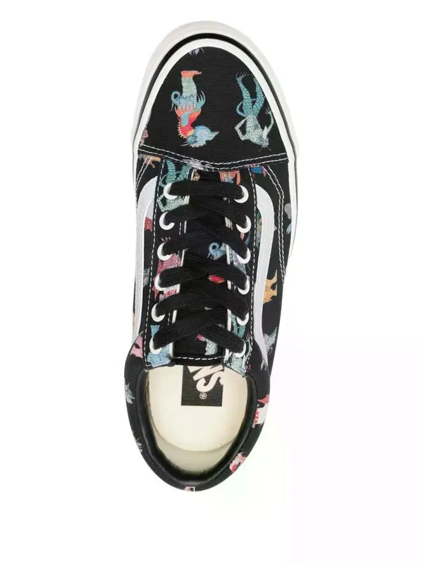VANS Old Skool Graphic-print Sneakers - Black