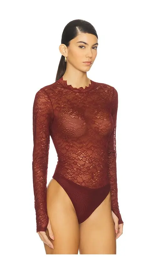 Alice + Olivia Taeyn Lace Bodysuit