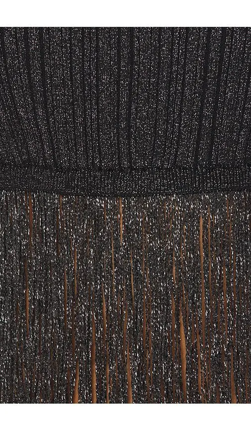 Saylor Fia Metallic Fringe Set