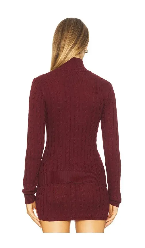 SEVEN WONDERS Katarina Long Sleeve Zip Up Top