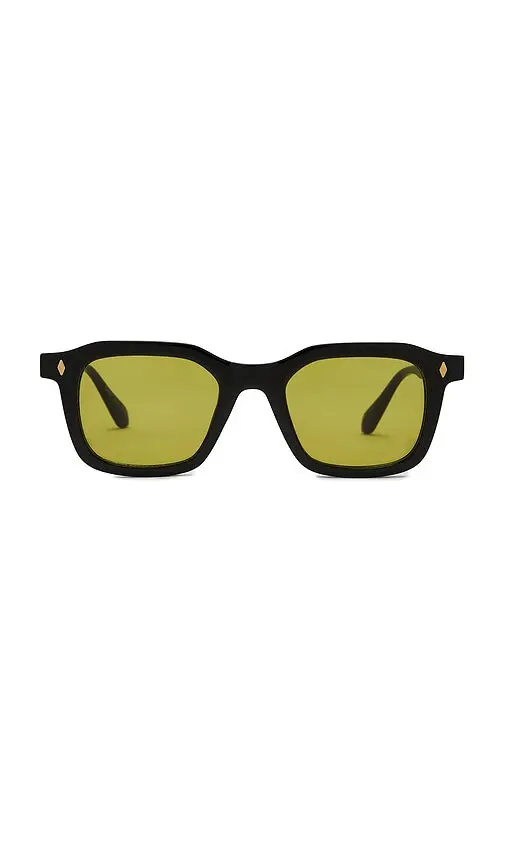 AIRE Zodiac Sunglasses - Black & Moss Tint