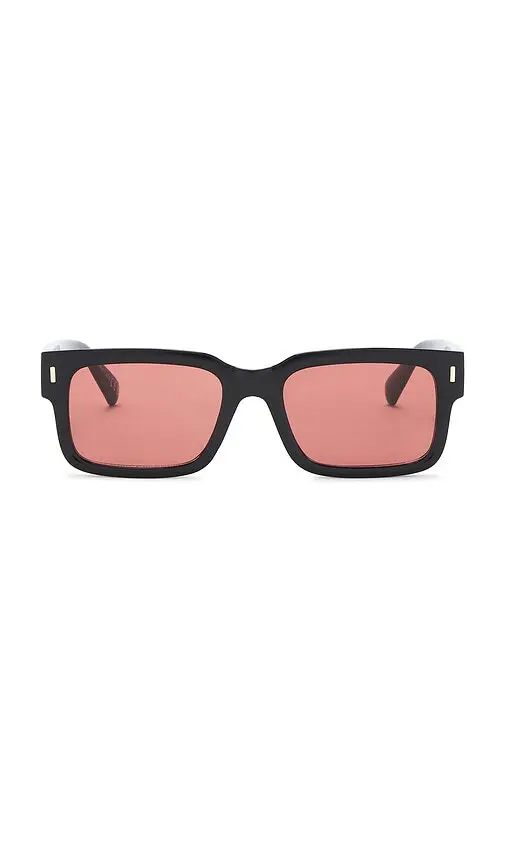 AIRE Castor Sunglasses - Black & Rust Mono