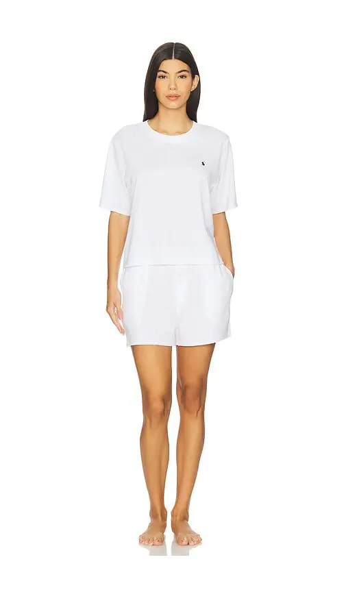 Polo Ralph Lauren Short Sleeve & Short Set - White Cloud