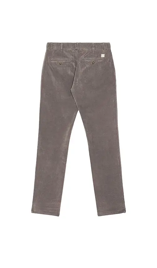 Marine Layer Saturday Moleskin Chino In Grey - Mockingbird