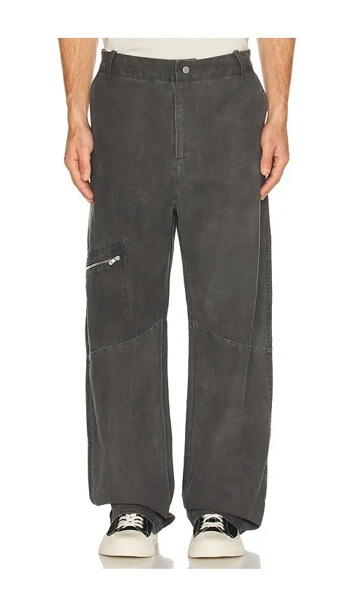 REPRESENT Workwear Pant - Washed Black
