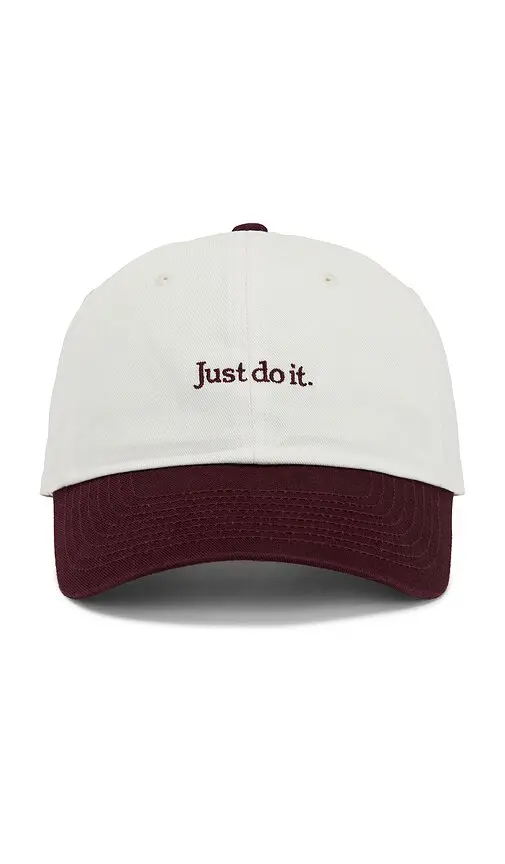 Nike Club Cap - Sail & Burgundy Crush
