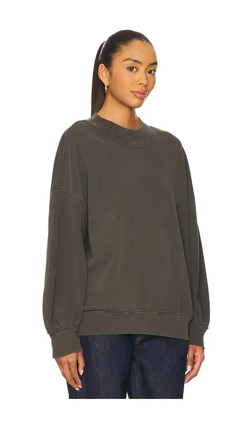 Free People We The Free Palm Springs Turtleneck - Washed Black