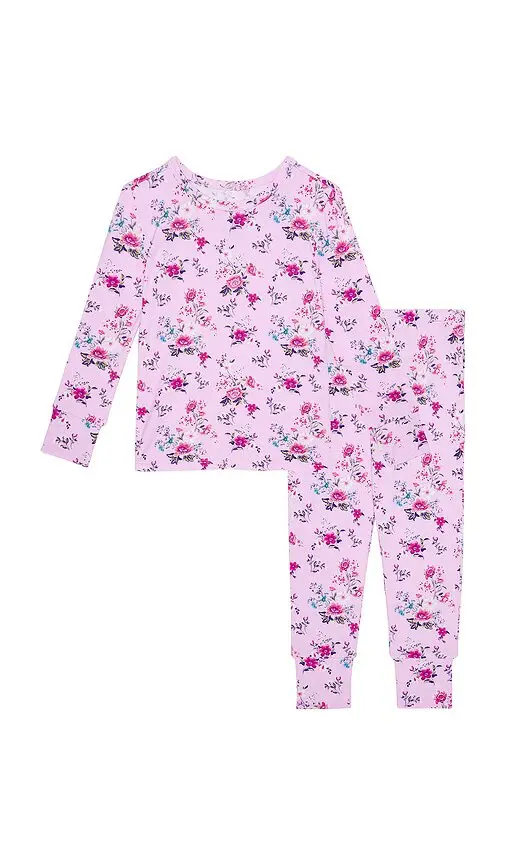 POSH PEANUT Classic Pajama Set In Multi - Bridget