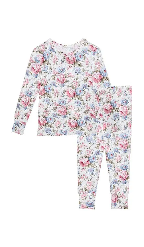 POSH PEANUT Classic Pajama Set In Multi - Etta