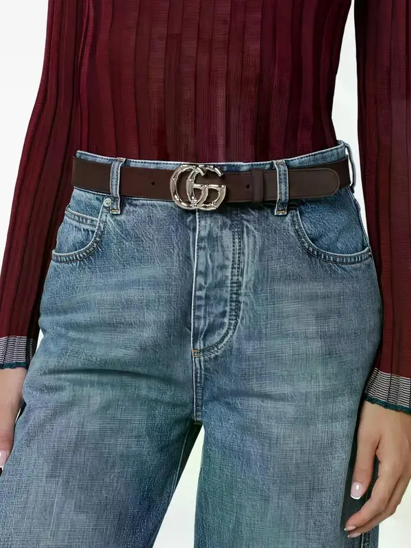 Gucci Gg Marmont Leather Belt