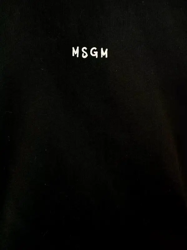 MSGM Logo-print Sweatshirt - Black
