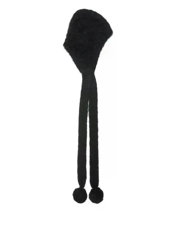 Acne Studios Pompom-detailing Hat - Black