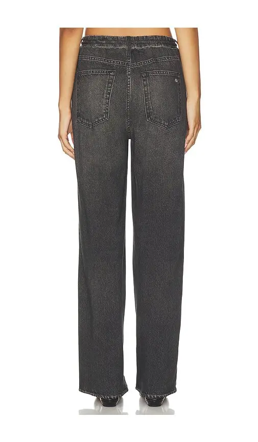 Rag & Bone Miramar Terry Drawstring Wide Leg Jeans